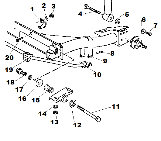 Mk1 Golf Rear Anti Roll Bar Outer Bush 171511437