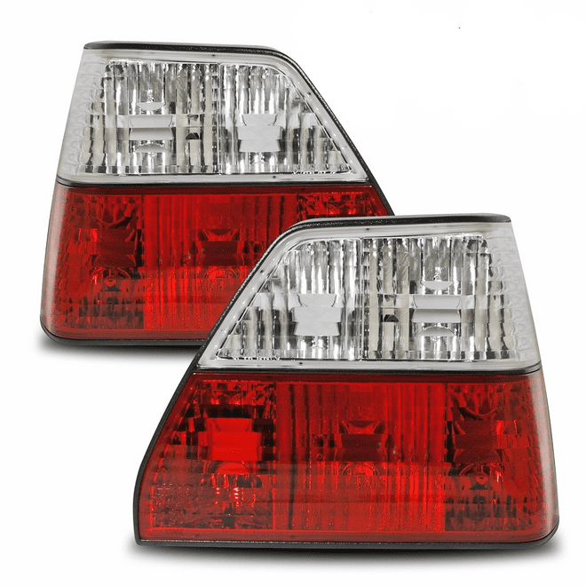 Mk2 Golf Crystal Red/Clear Rear Lights