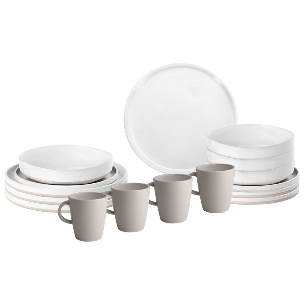 Brunner Lunch Box 16 Piece Tableware Set - Odette Stone