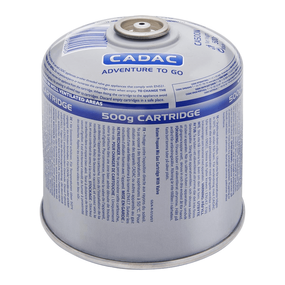 Cadac Threaded Valve Gas Cartridge - 500g