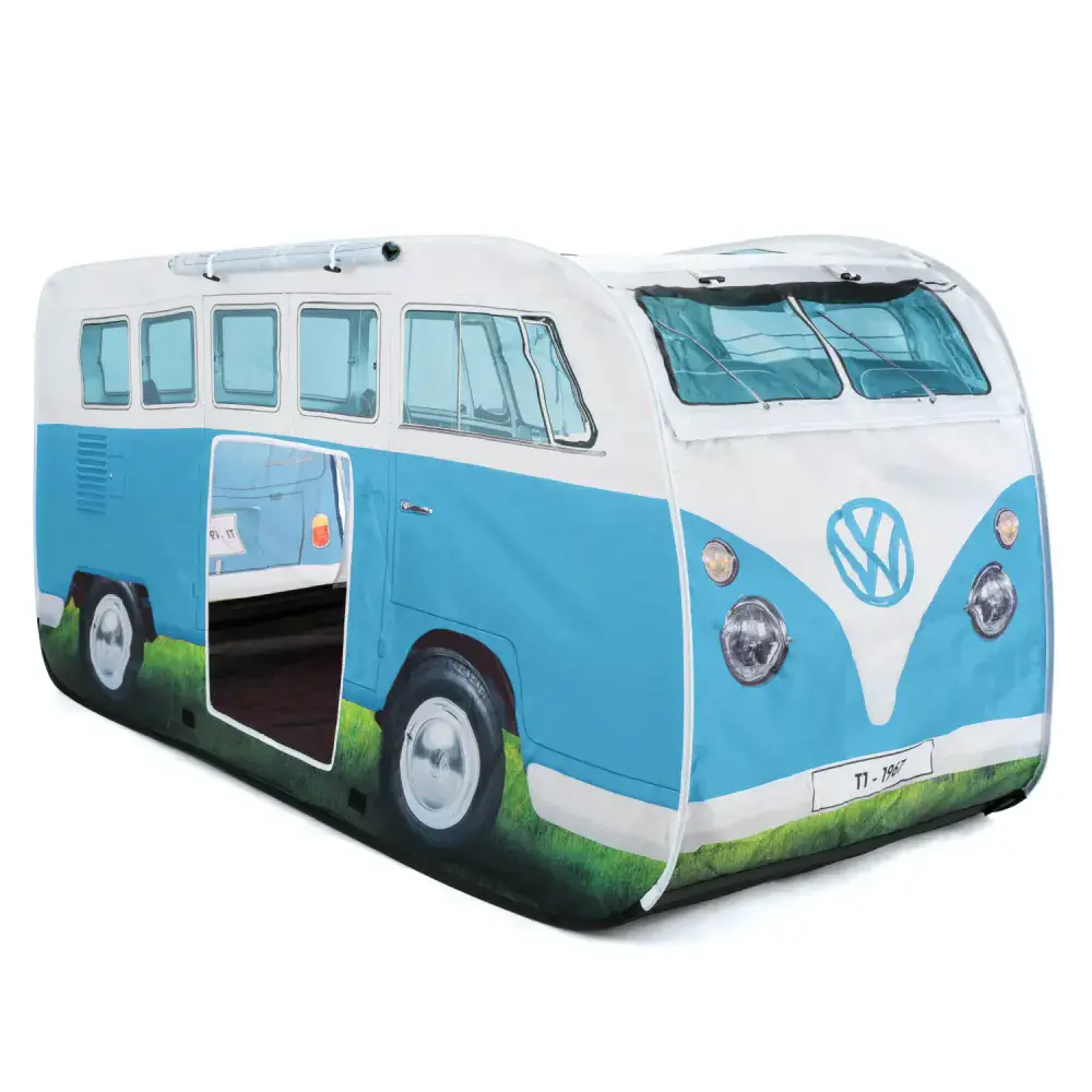 Kids Pop-Up VW Campervan Play Tent - Blue or Red