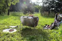 VW T1 Portable Suitcase BBQ Grill | Volkswagen Charcoal BBQ