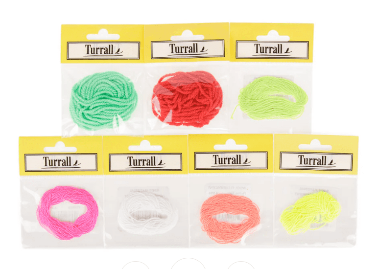 Turrall Fly Tying Fluorescent Wool