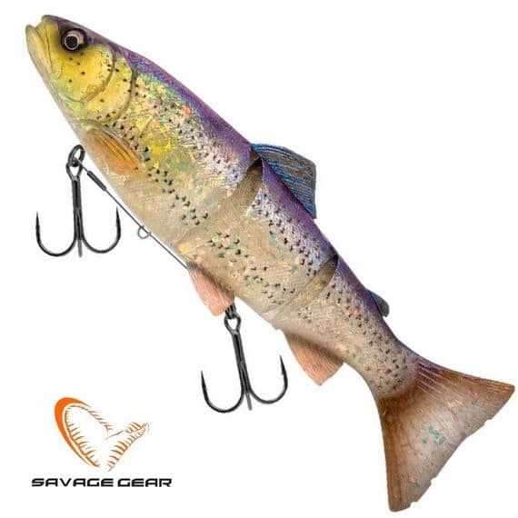 Savage Gear 3D Line Thru Trout Swim Bait 20cm 93g Sink Slow CL Blue