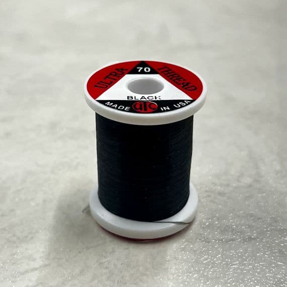 UTC Ultra Thread 70D Black Fly Tying Thread