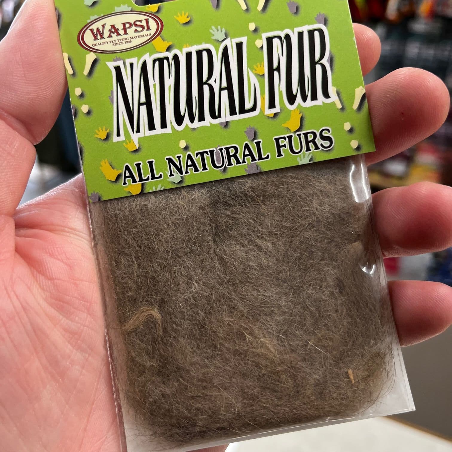 Wapsi Australian Opossum Fly Tying Dubbing - Natural