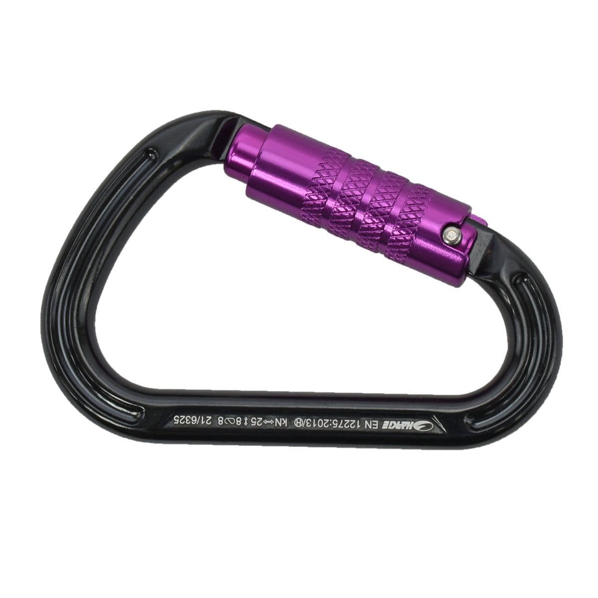 Harkie Triple Locking HMS Carabiner Purple
