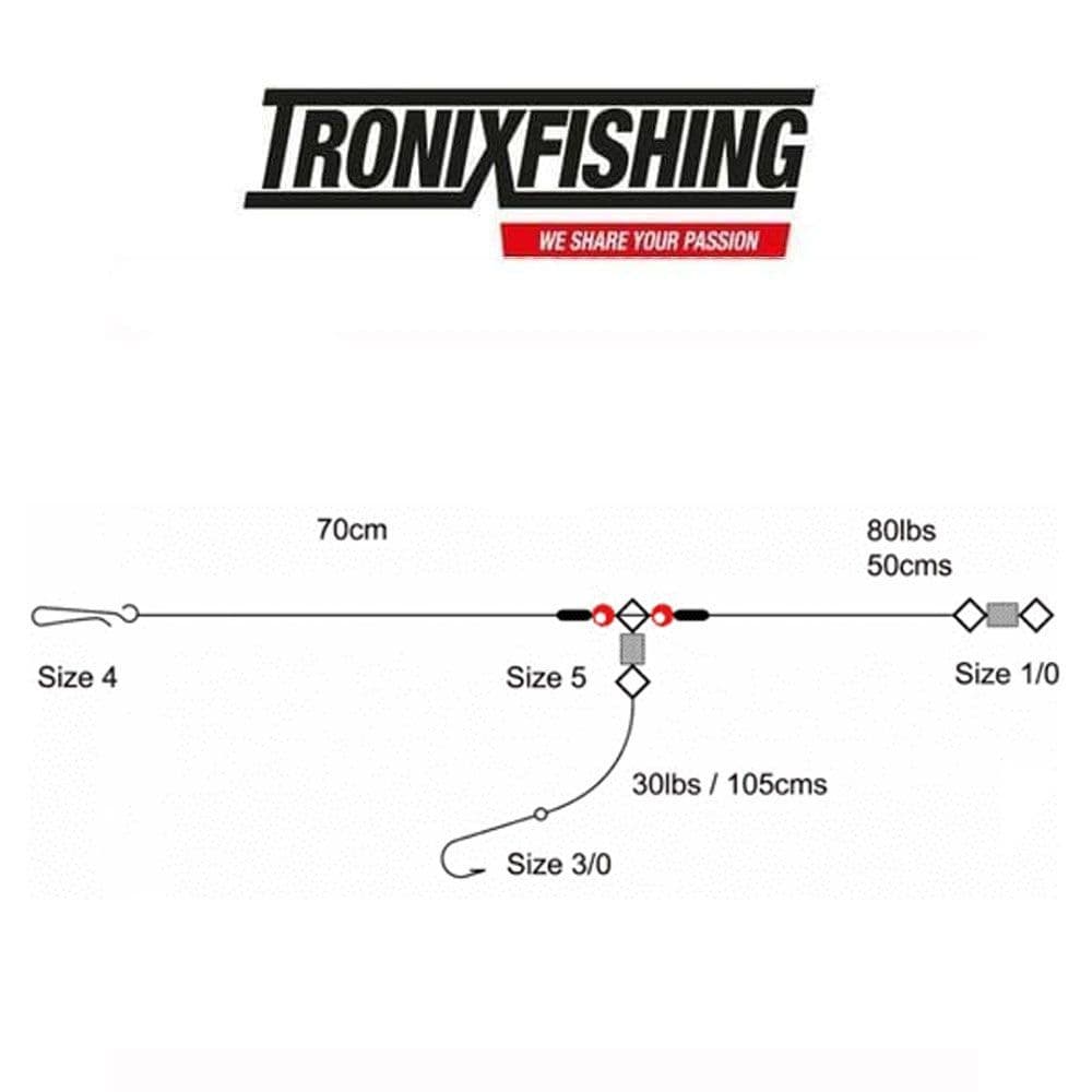 Tronixpro One Hook Flapper Rig