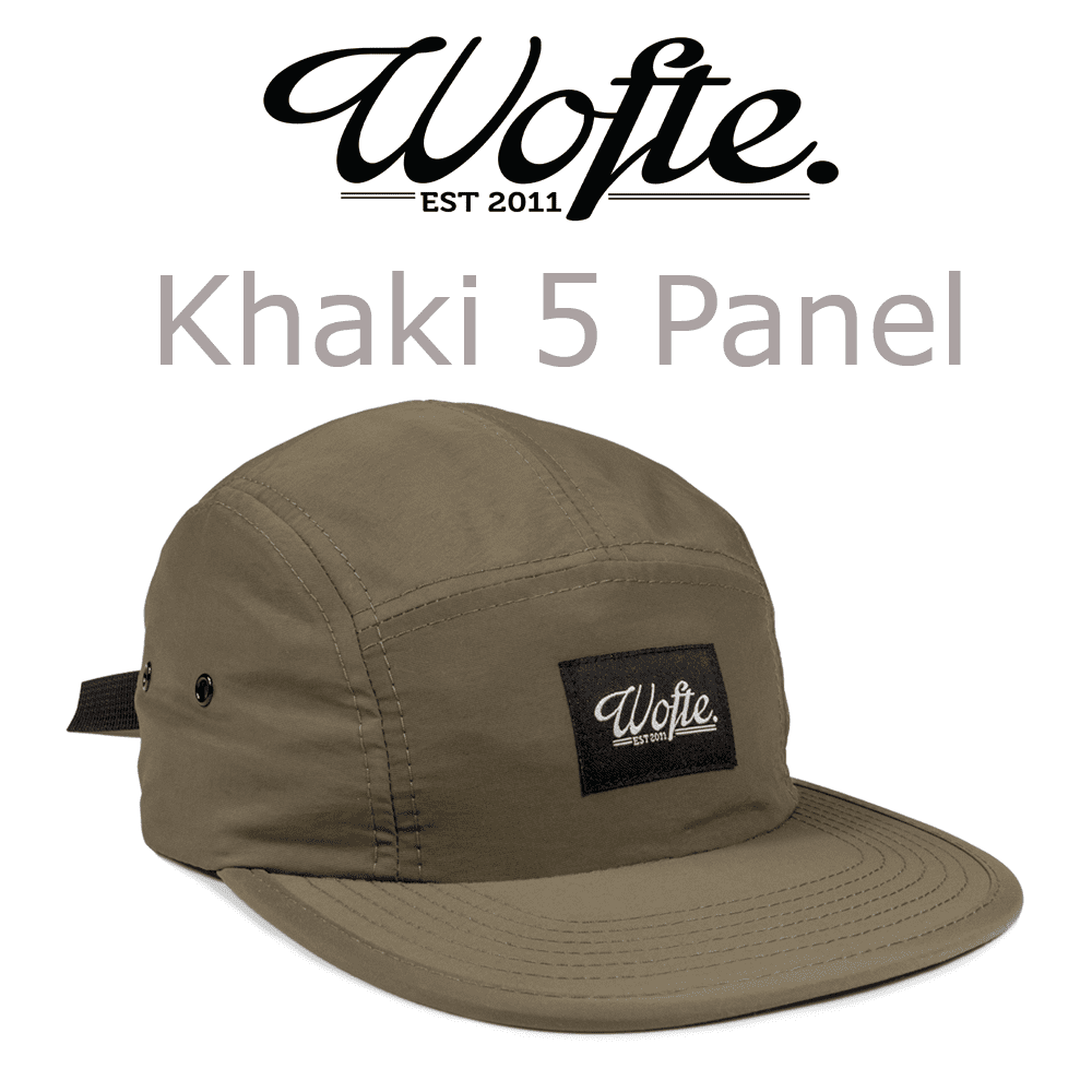 Wofte Khaki 5 Panel Cap