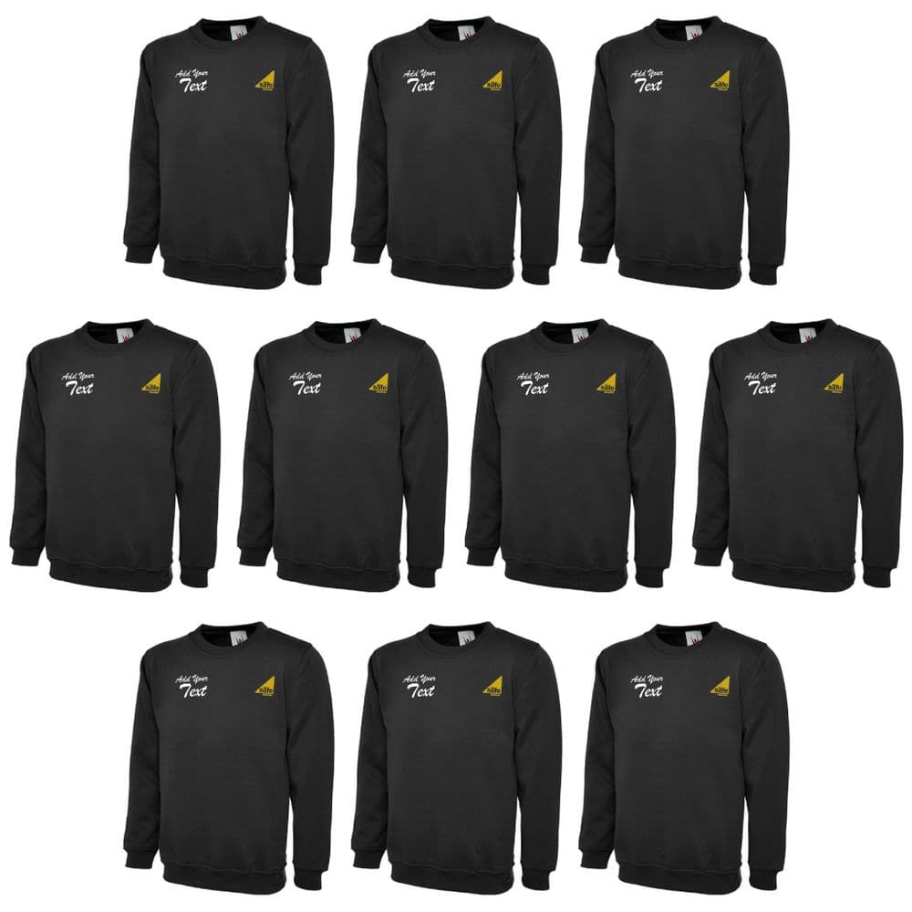 Embroidered Gas Safe Sweatshirts 10 Pack