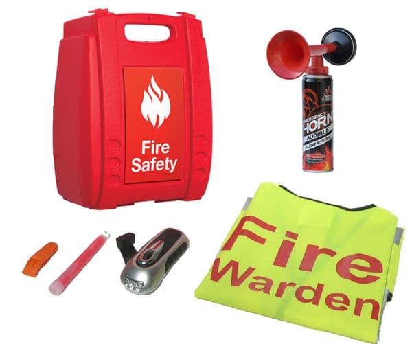 Fire Warden Kit In Box With Airhorn