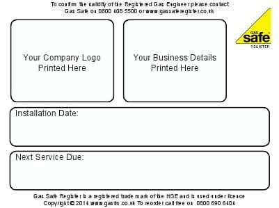 Pack of Installed/Service Due Labels