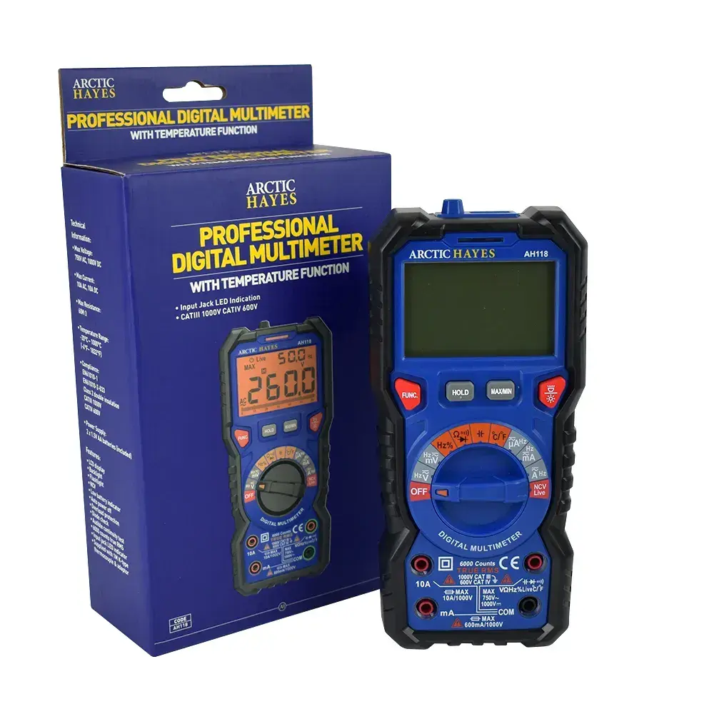 Professional Digital Multimeter With Temperature Function