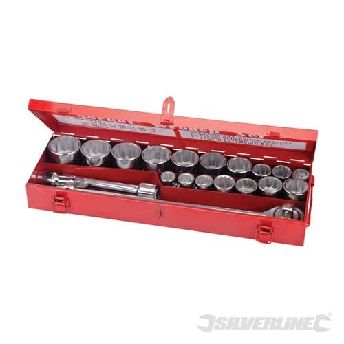 Socket Set 3/4" Drive Metric 21pce