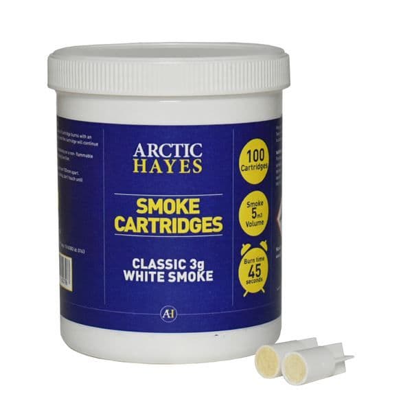 White Smoke Cartridges 3g Pack of 100