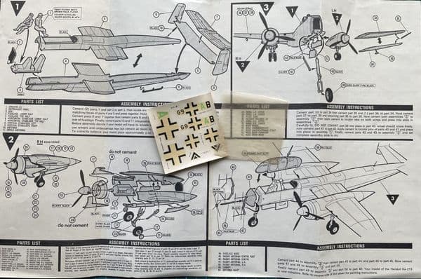 1 72 REVELL HEINKEL HE 219 OWL