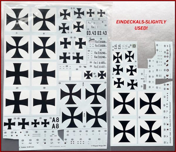 32603-FOKKER E II-Max Immelmann EXTRAS