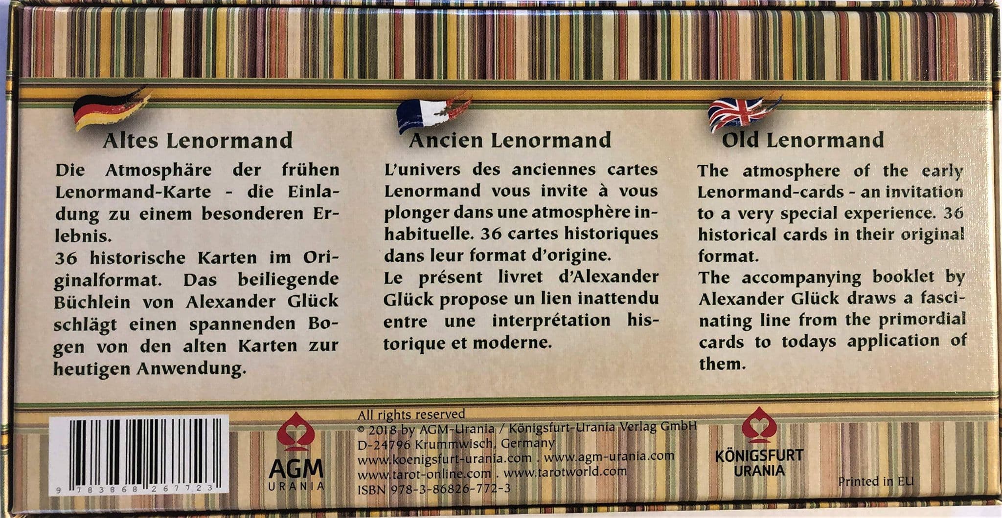 Altes - Ancien - Old Lenormand Hard Box Set