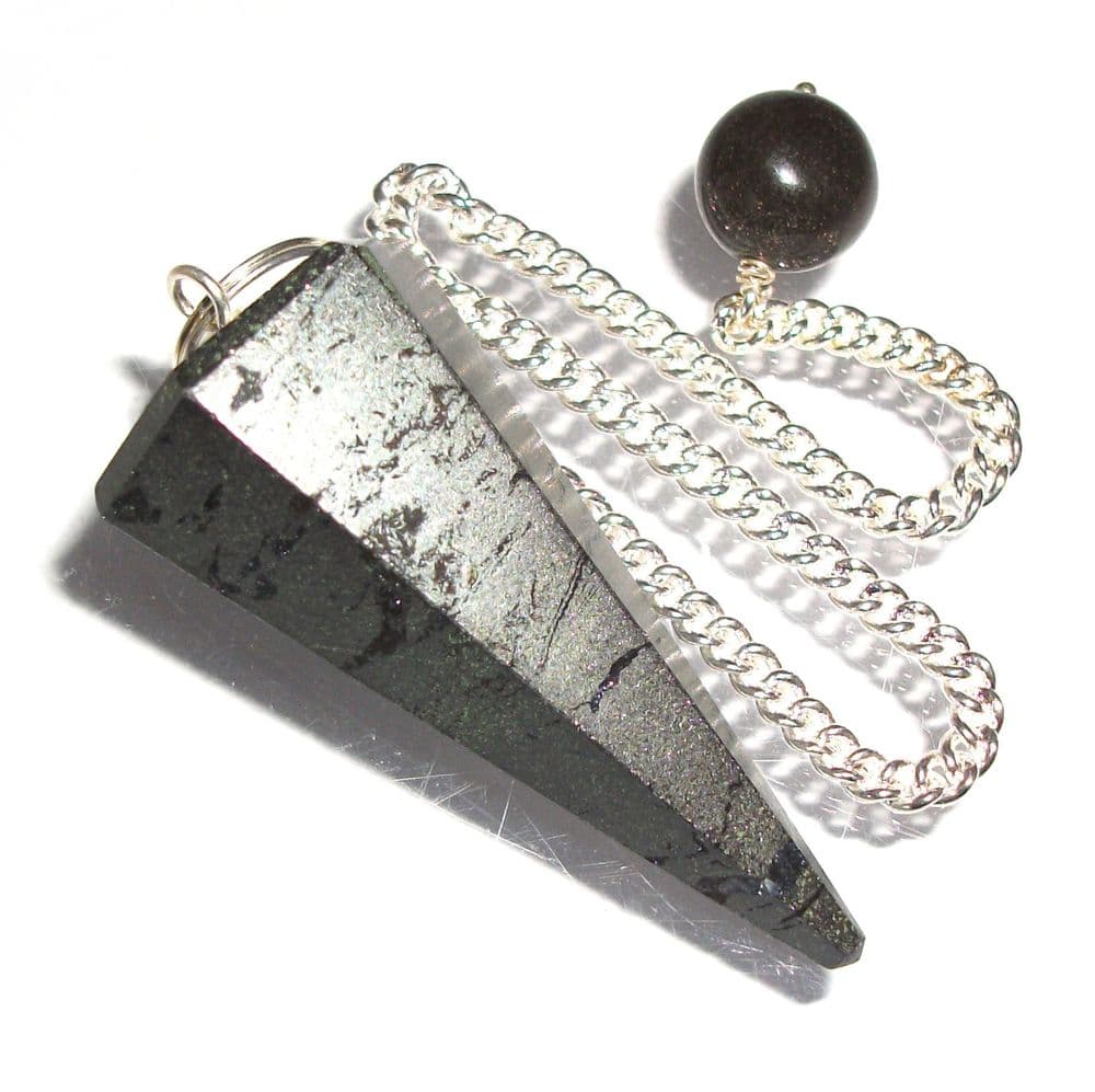 Hematite Dowsing Pendulum Crystal Point