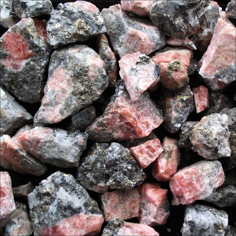 Rhodonite Wagnerite Triplite Mineral Specimen 25g