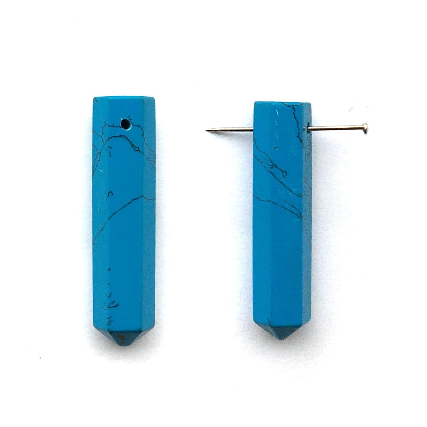 Ruby Zoisite Side Drilled Hexagonal Wand ST Point