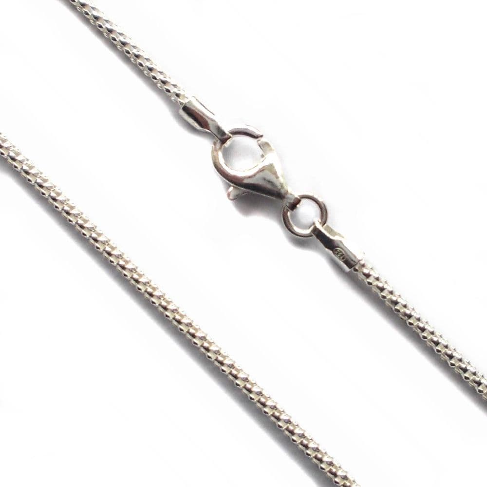 Sterling Silver Popcorn Chain 1 6mm