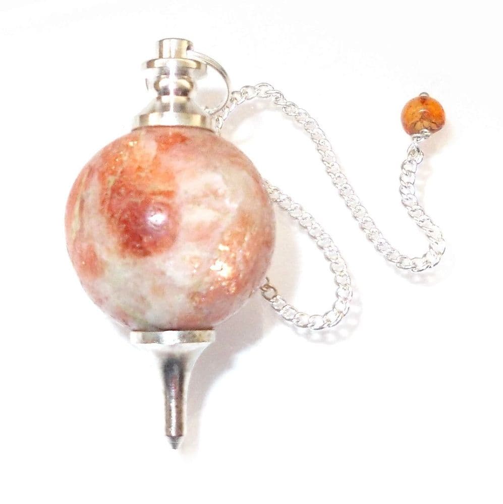 Sunstone Ball Dowsing Pendulum