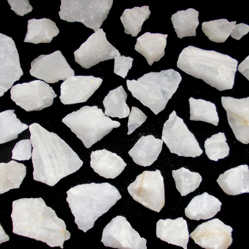 White Calcite Mineral Specimen 30g