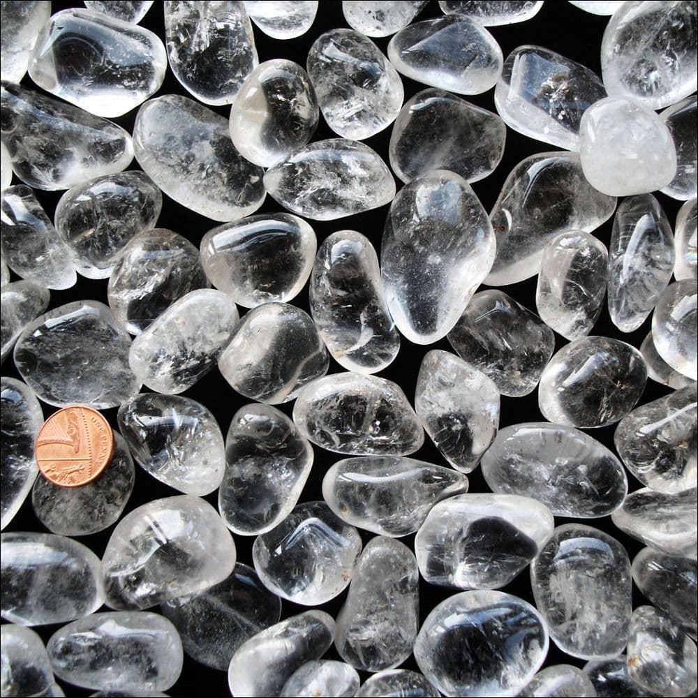 XL Rock Crystal Clear Quartz Tumblestone