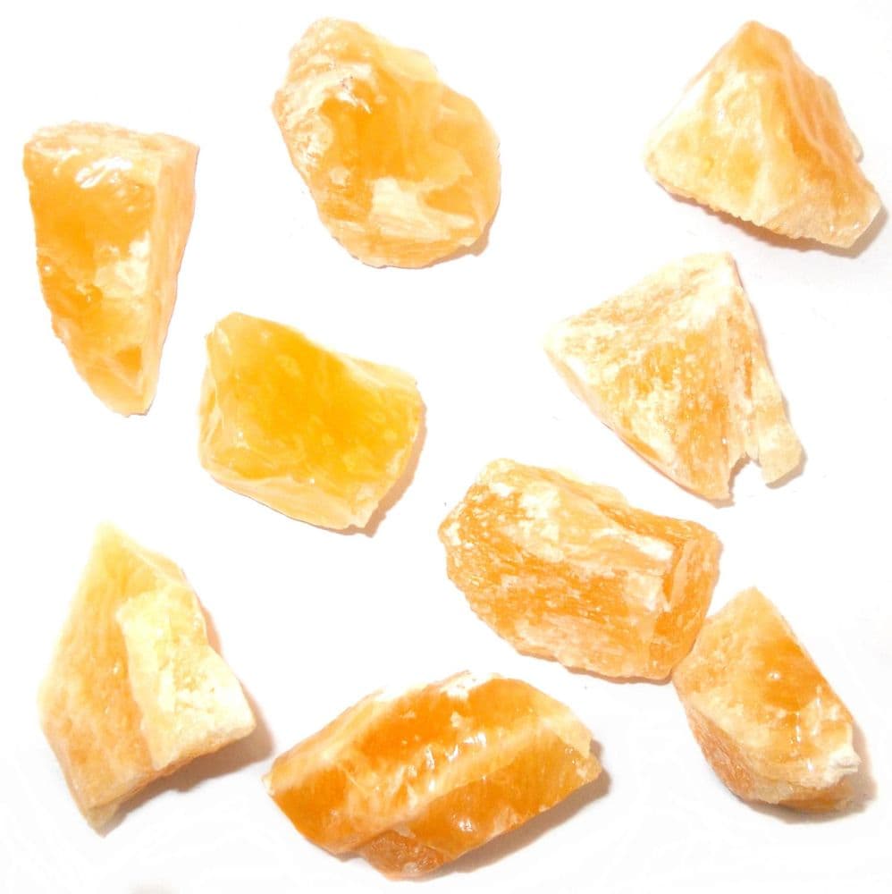 Yellow Calcite Mineral Specimen 30g