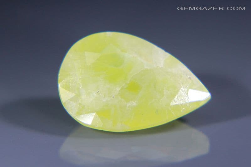 Adamite faceted Mexico 5 14 carats