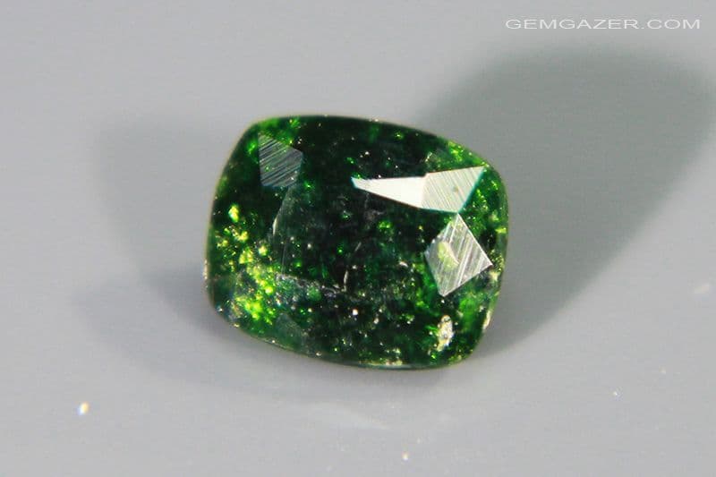 Chrome Uvite Tourmaline faceted 0 25 carat
