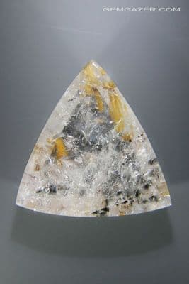 QUARTZ WITH GOETHITE INCLUSIONS