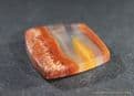 Condor Fortification Sagenitic Agate cabochon Patagonia Argentina 22 31 ...
