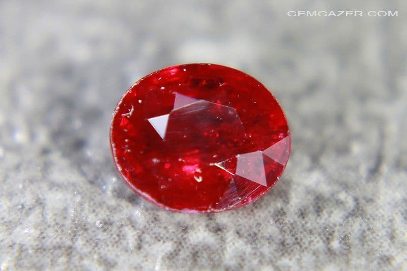 Deep medium red Ruby Madagascar 0 99 carat Video