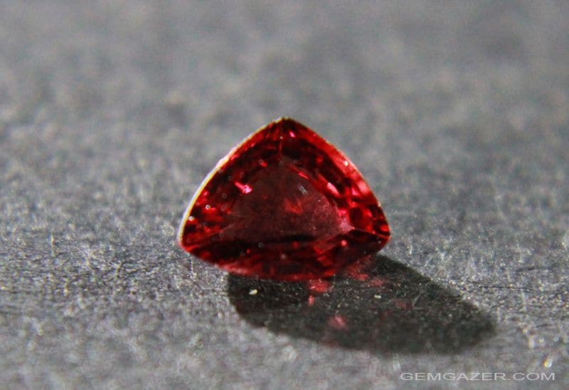 Deep red Ruby Thailand 0 61 carat