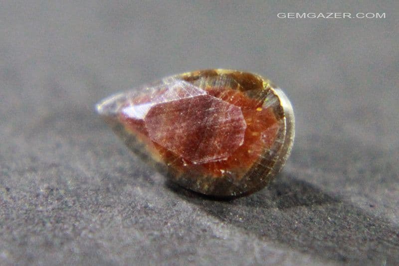 Endlichite / Arsentian Vanadinite faceted Morocco 1 42 carats