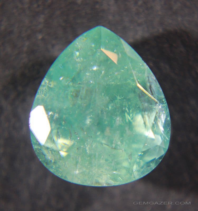 Euclase greenish-blue faceted Colombia 6 04 carats
