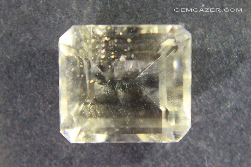 Euclase yellow faceted Brazil 3 23 carats