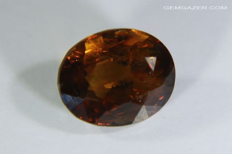 Hibonite faceted Myanmar 0 43 carat