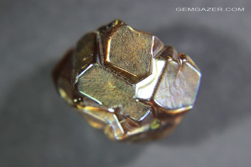 Iridescent Andradite Garnet tumbled crystal cluster Japan 22 68 carats ...