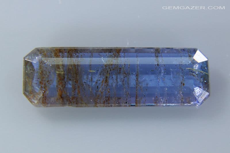 Jeremejevite blue faceted Namibia 0 60 carat