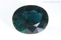 Lazulite blue-green faceted Pakistan 1 54 carats