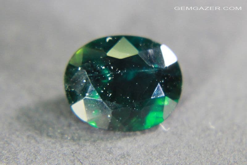 Lazulite blue-green faceted Pakistan 1 54 carats