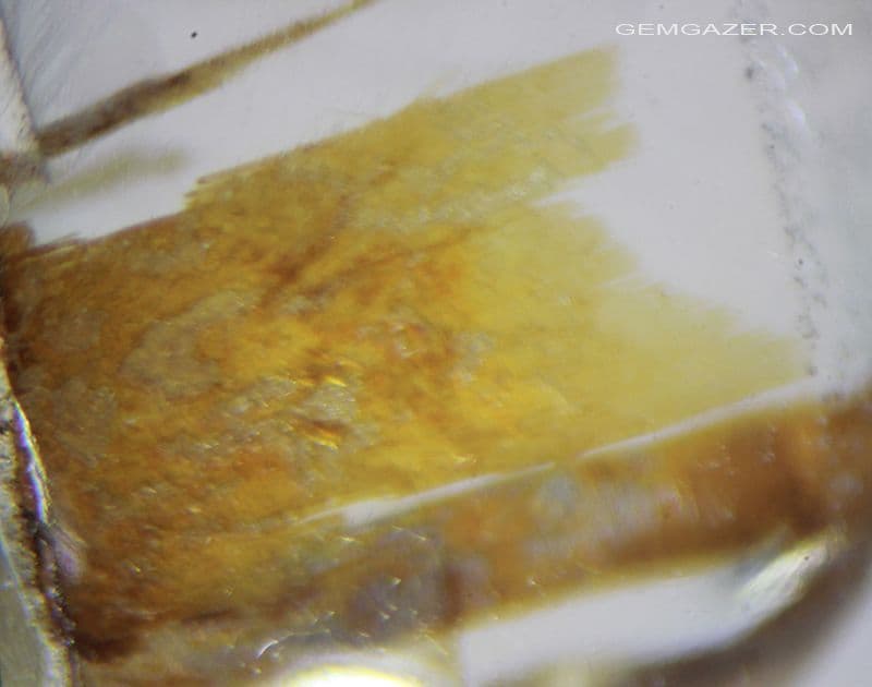 Orthoclase Moonstone cabochon with blue sheen & tube-like inclusions ...