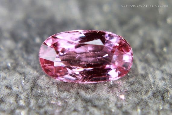 Pink Sapphire gemstone Madagascar 1 04 carats Video