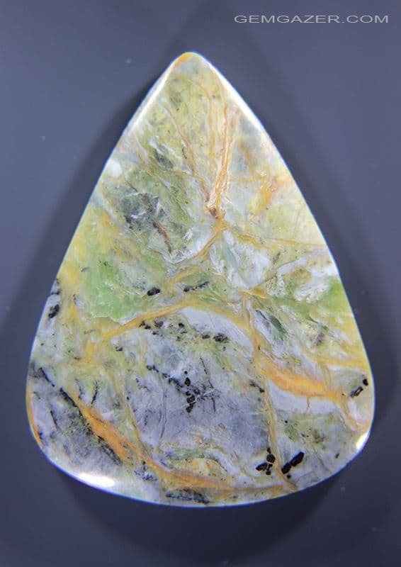 Plasma Jasper cabochon USA 47 68 carats
