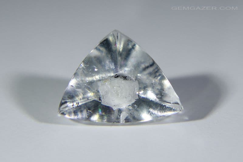 Faceted Gemstones Albite Benitoite Gem Mine, San Benito County,