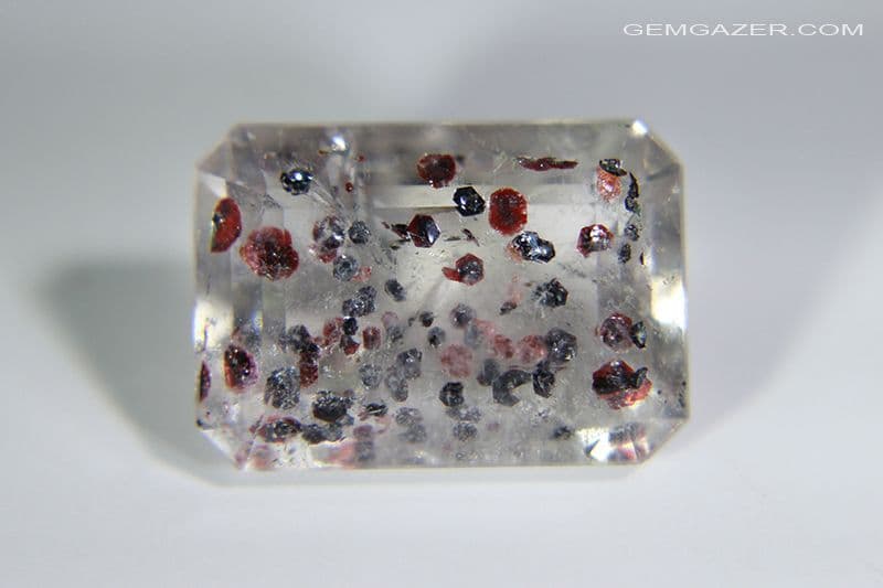 Quartz with Hematite inclusions Lepidocrocite faceted Madagascar 3 67 ...