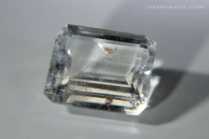 Quartz with Spessartite Garnet inclusion faceted Brazil 5 57 carats
